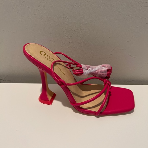 Shoes | Womens Pink Strappy Heels | Poshmark